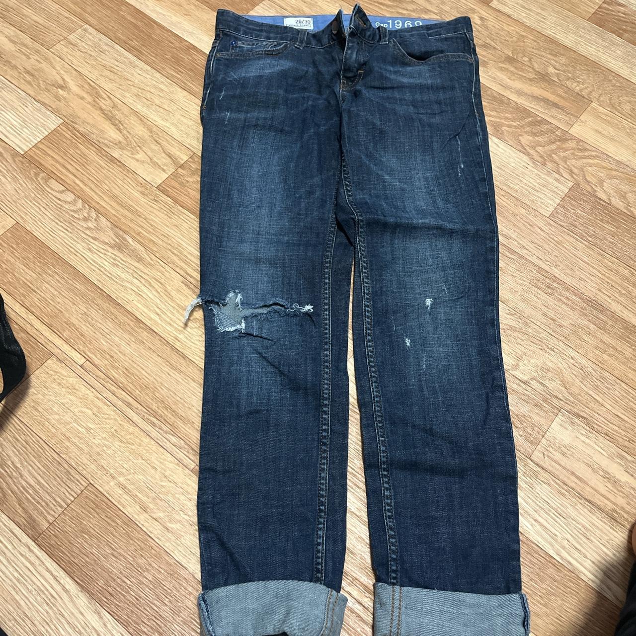 Gap jeans Denim blue women’s size 26 Length 30... - Depop