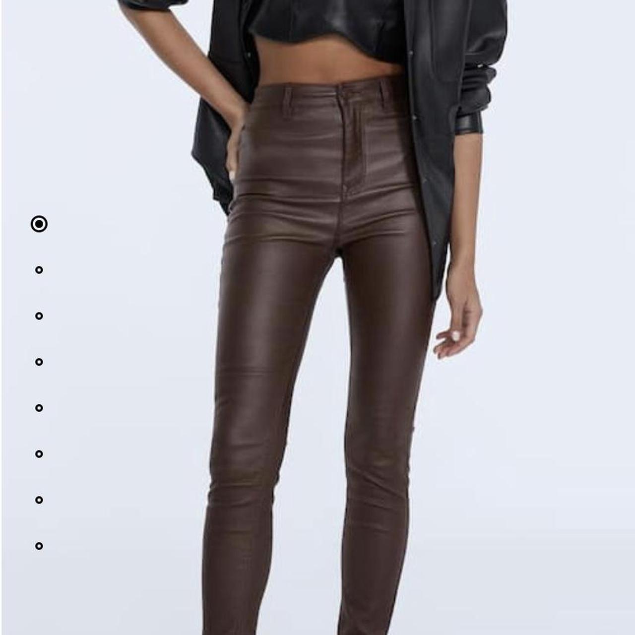 Stradivarius Women's Brown Trousers | Depop