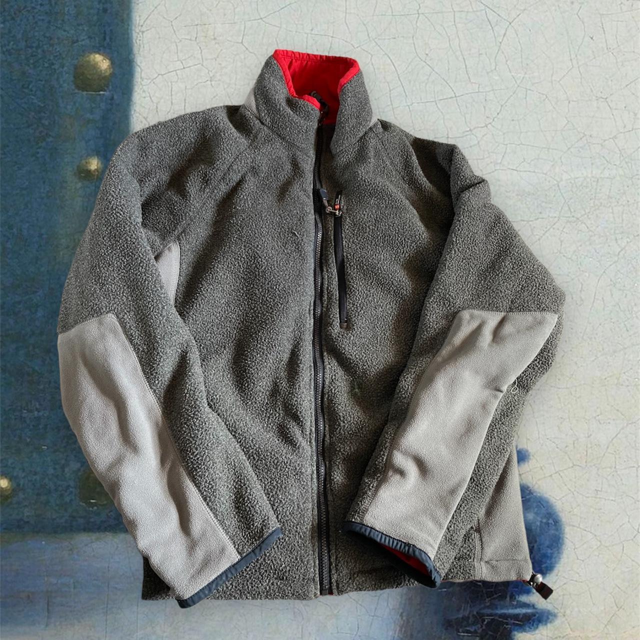 Reversible Vintage Abercrombie fleece jacket Size... - Depop