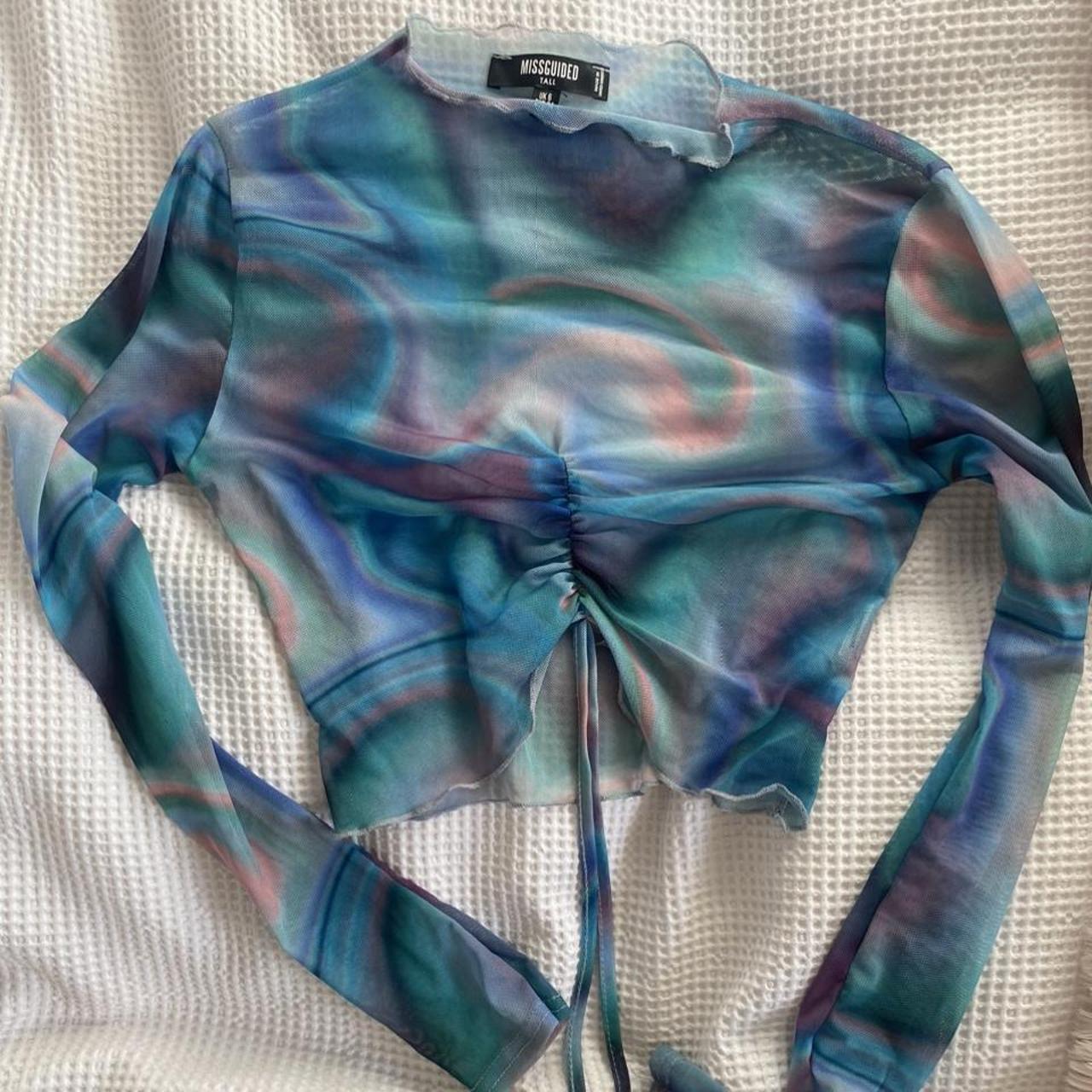 Missguided mesh top! Perfect for clubbing/festivals.... - Depop
