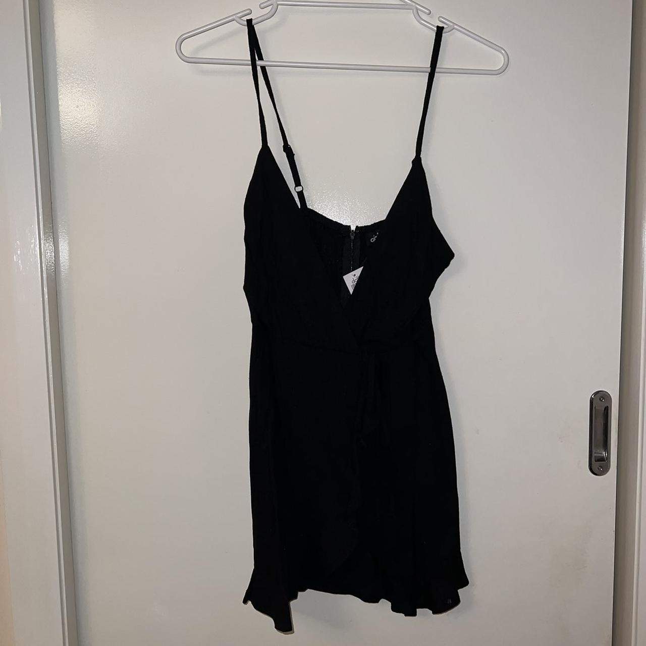 Dotti wraparound linen playsuit - Depop