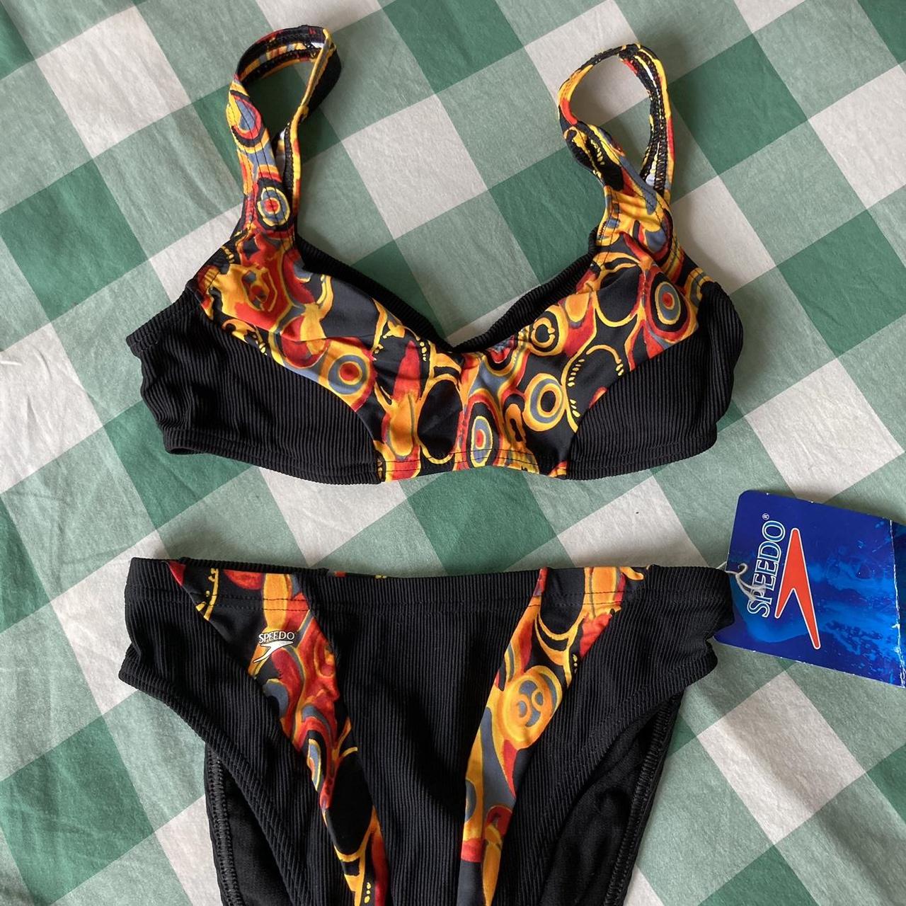 Dead stock vintage 80s Speedo bikini Size 34” / 12... - Depop