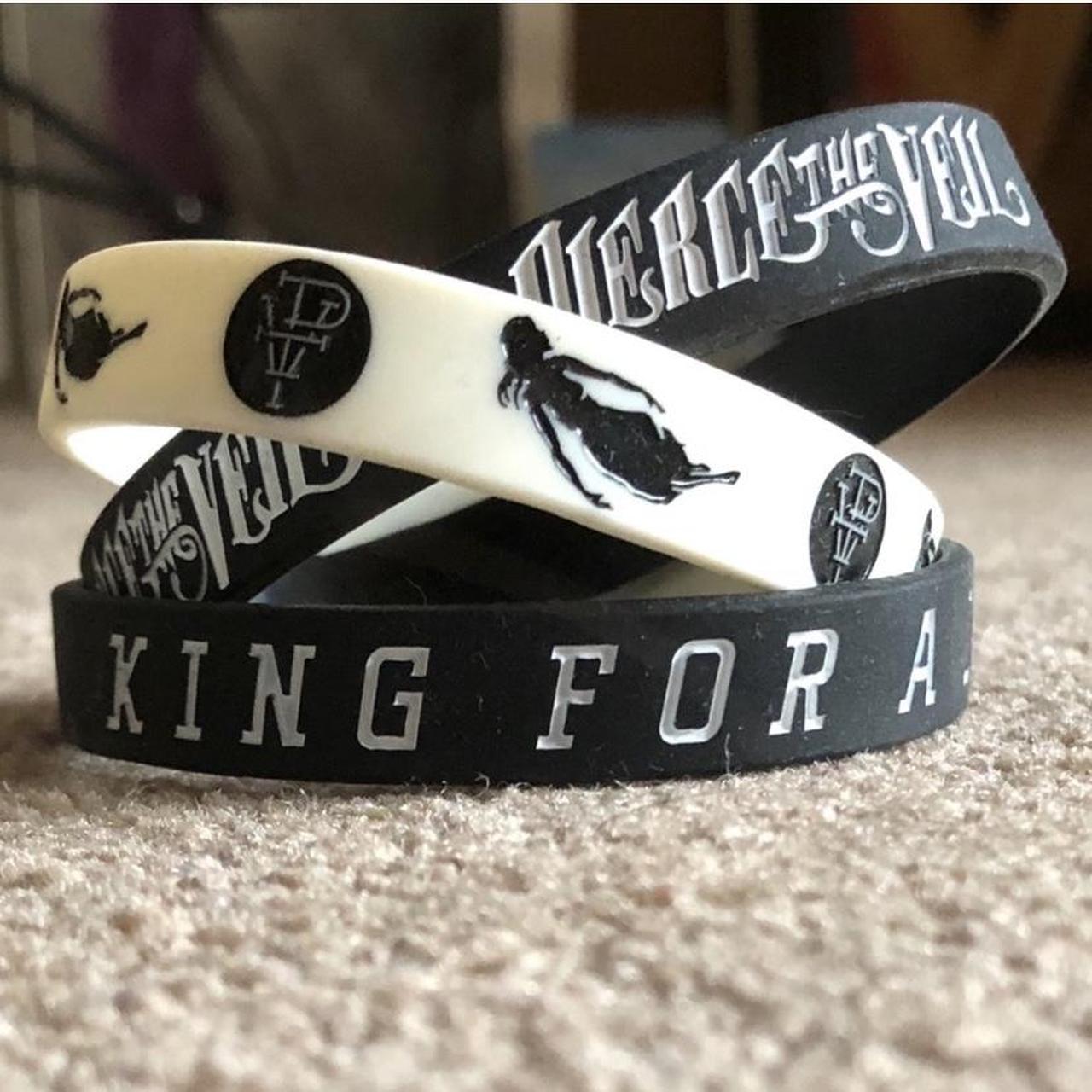 ISO PTV MERCH (YELLOW PTV BRACELET AND BLACK AND... | Depop