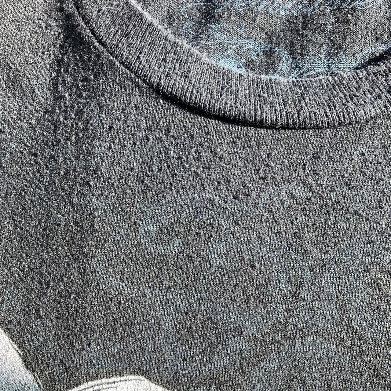 black mall goth skull t shirt by Genuine Tee size... - Depop