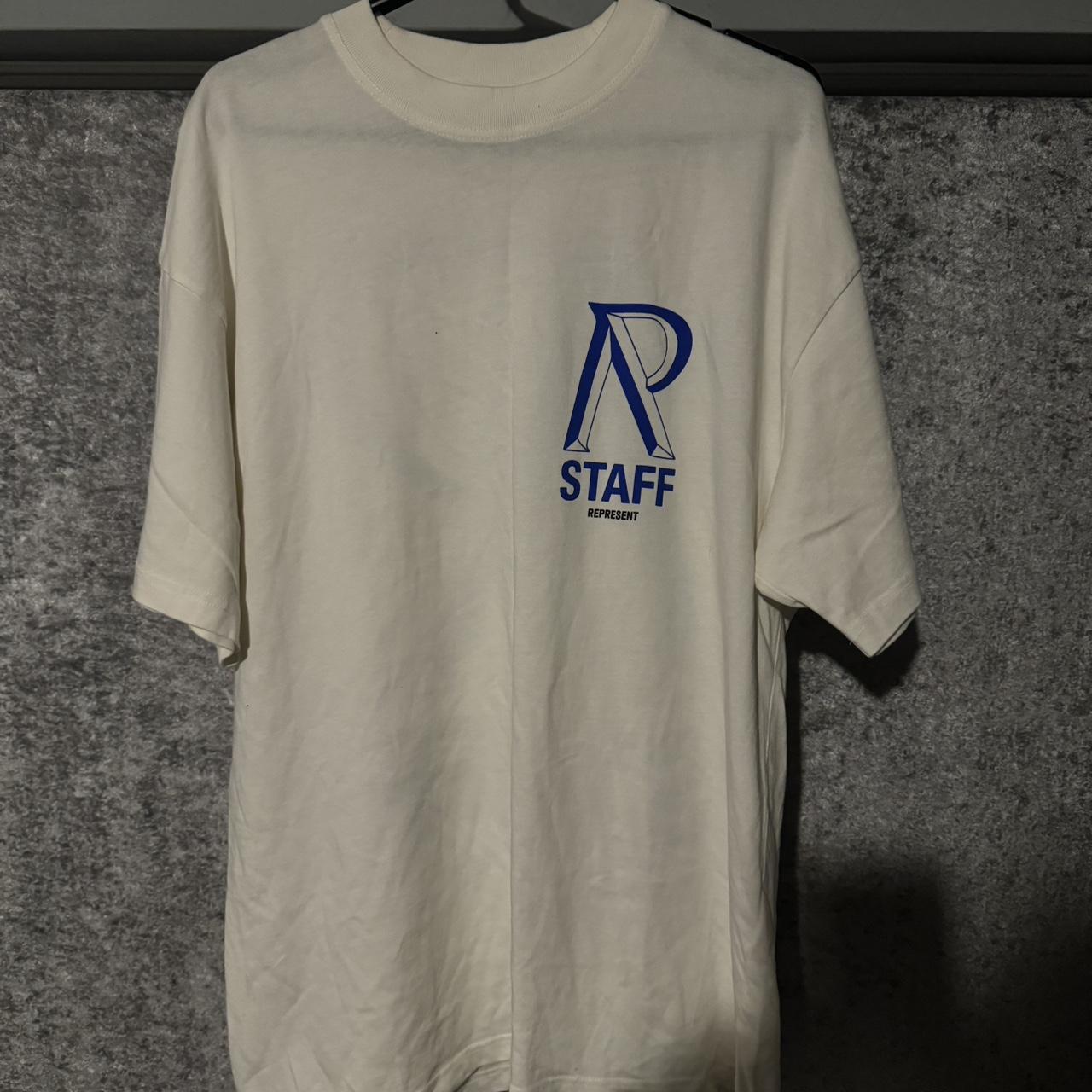 Represent London pop up STAFF T-shirt ( rare ) Size... - Depop