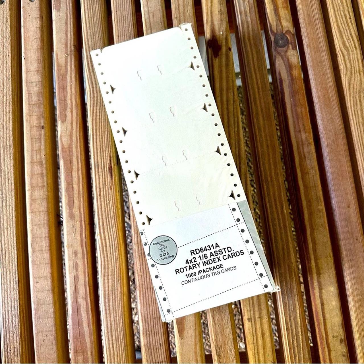 Rotary Index Card Refill Pack 1000 Package RD6431A... - Depop