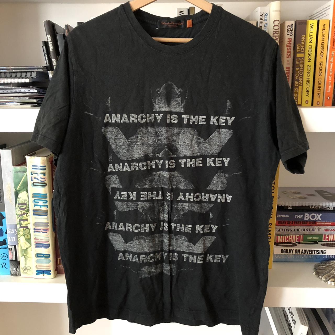 Undercover anarchy is the key t shirt size 3 fits | Depop Undercover anarchy is the key t shirt size 3 fits | Depop