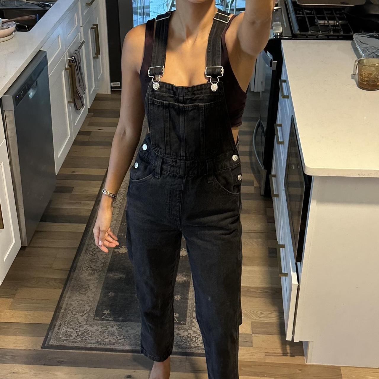 Black Madewell Denim Overalls I’m 5’4” and these... - Depop