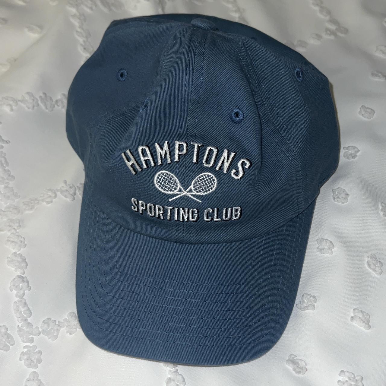 Blue hamptons sporting club hat from American... - Depop