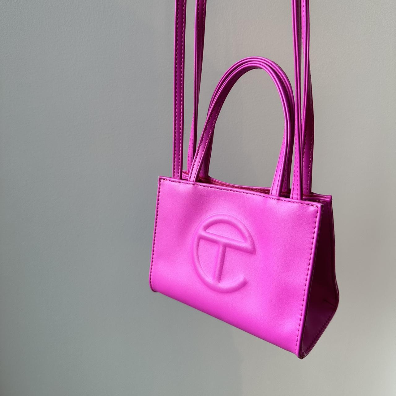 Telfar Small bag in Azalea. Amazing hot pink color.... - Depop
