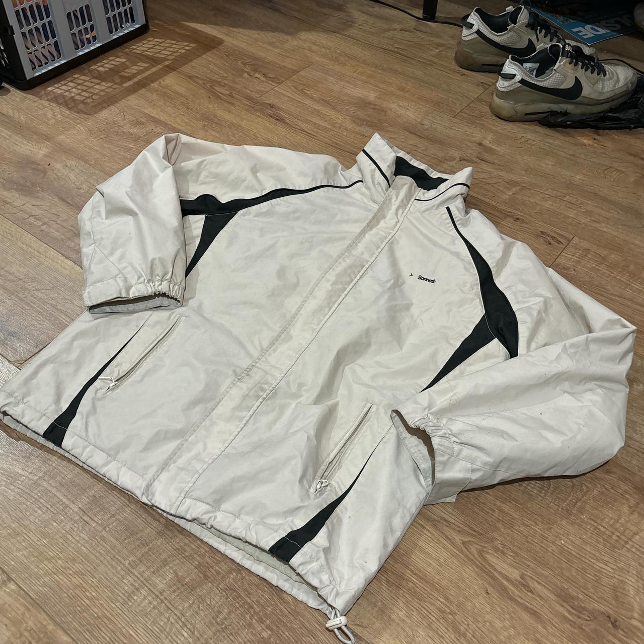 Rare vintage sonneti jacket cream / white / black... - Depop