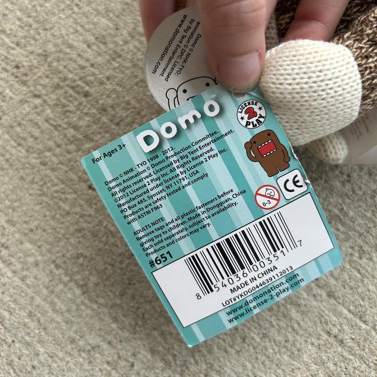 Domo Plush Sock Monkey Rare Y2K Scene | Emo With... - Depop