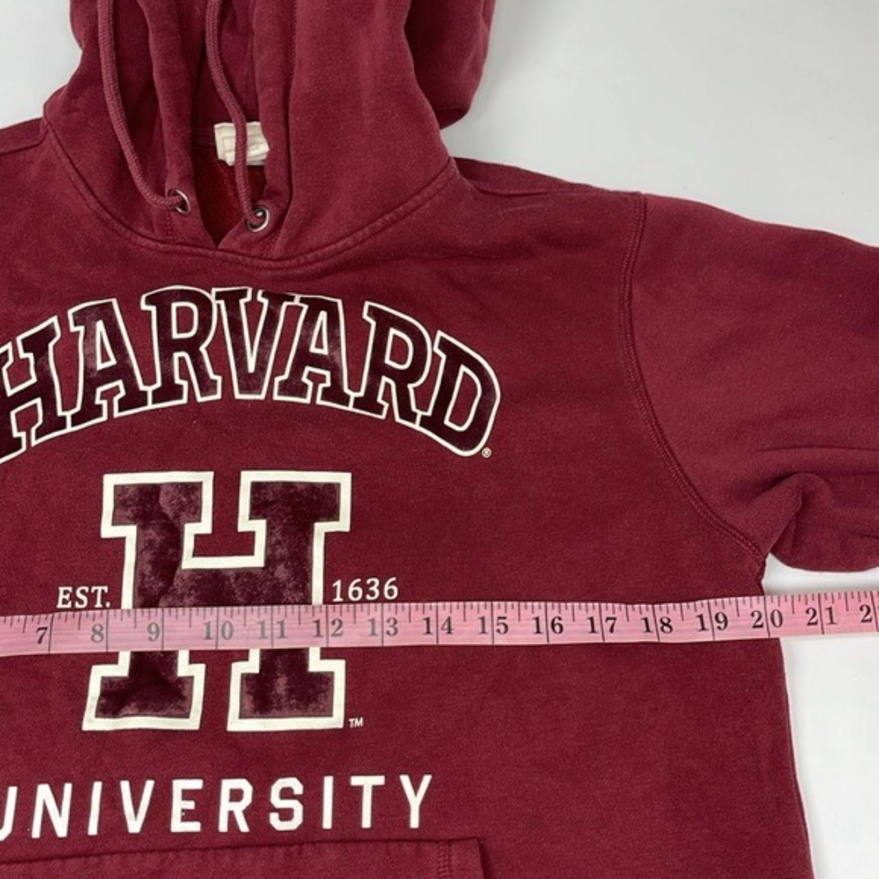 H&M Harvard University Red Pullover Hoodie... - Depop