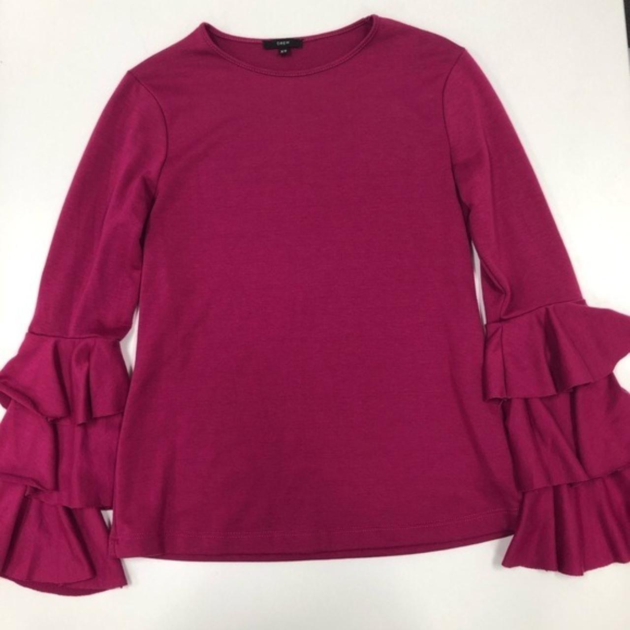 Drew (for Anthropologie) raspberry pink top. Long... - Depop