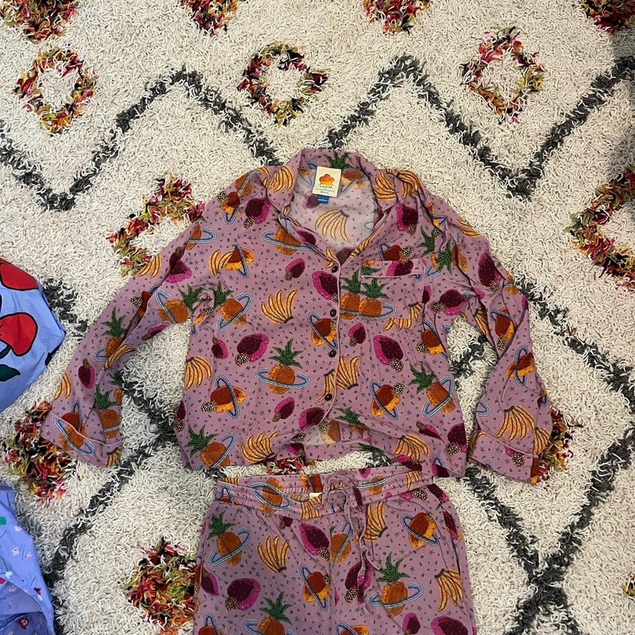 Farm Rio for Anthropolgie pajama set. Very good... - Depop