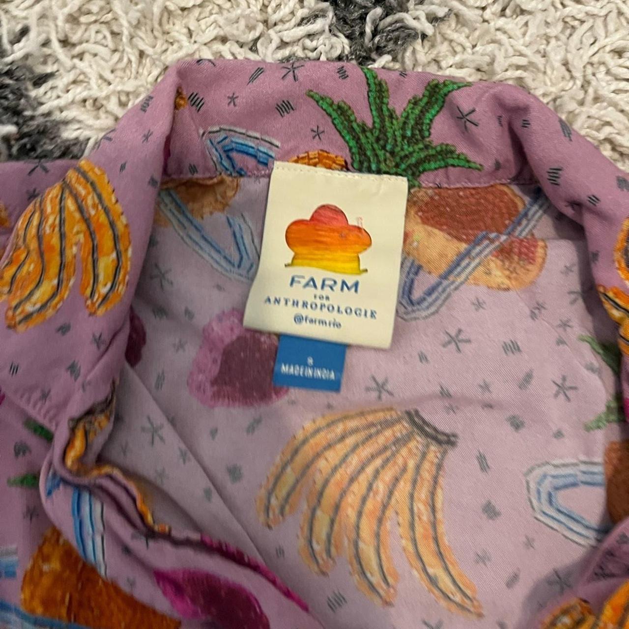 Farm Rio for Anthropolgie pajama set. Very good... - Depop