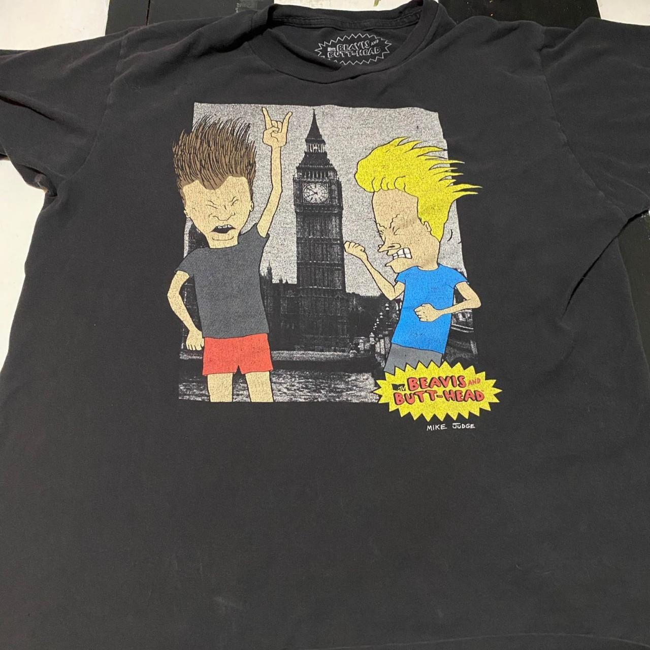 Beavis and butthead early 2000s shirt LARGE - Depop