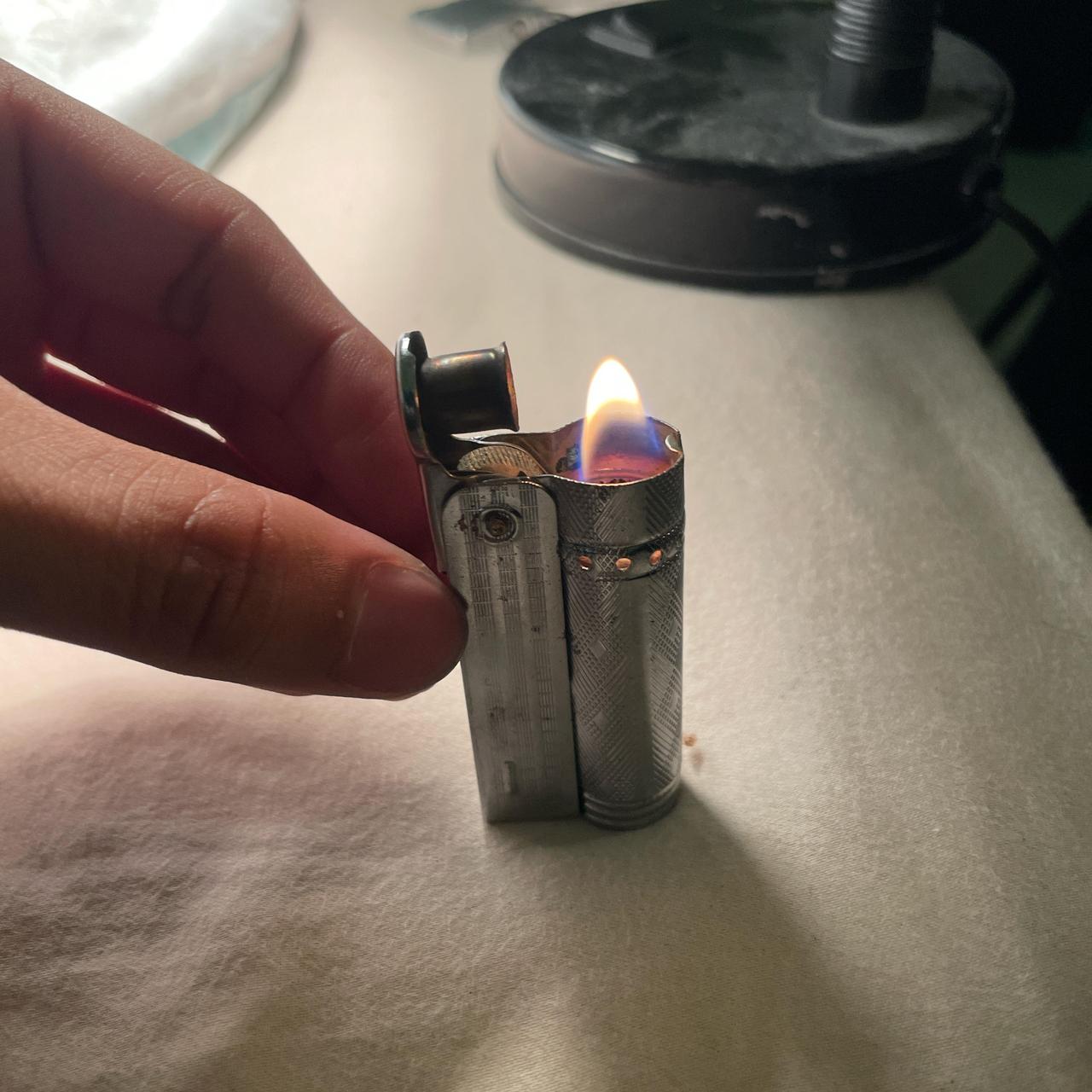 Vintage WW2 Chinese lighter very easy to maintain... - Depop