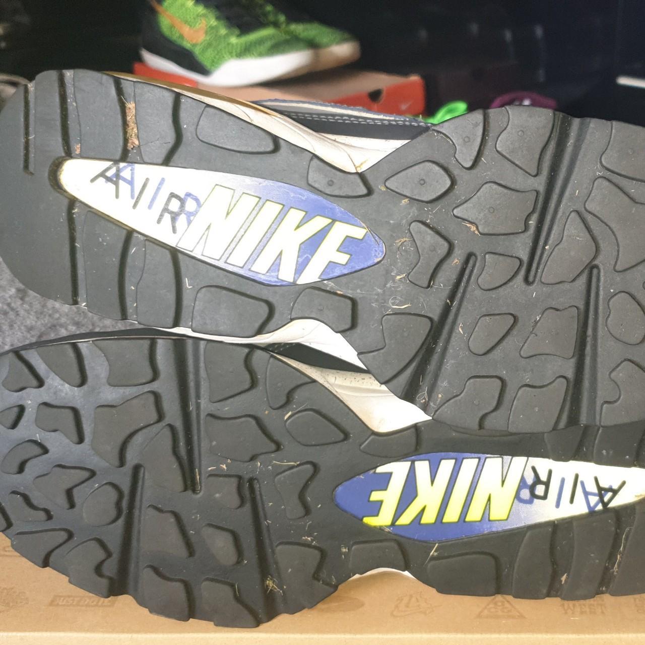 Nike air max burst uk9 Uppers are in good condition,... - Depop