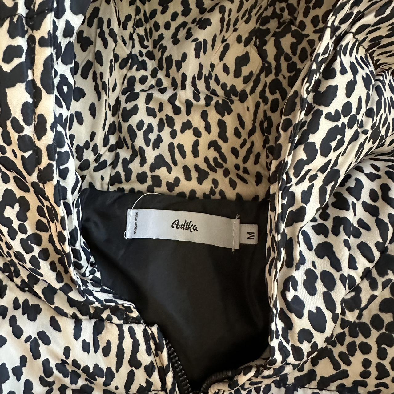 Adika Cheetah Print Puffer Coat. Never worn. Still... - Depop