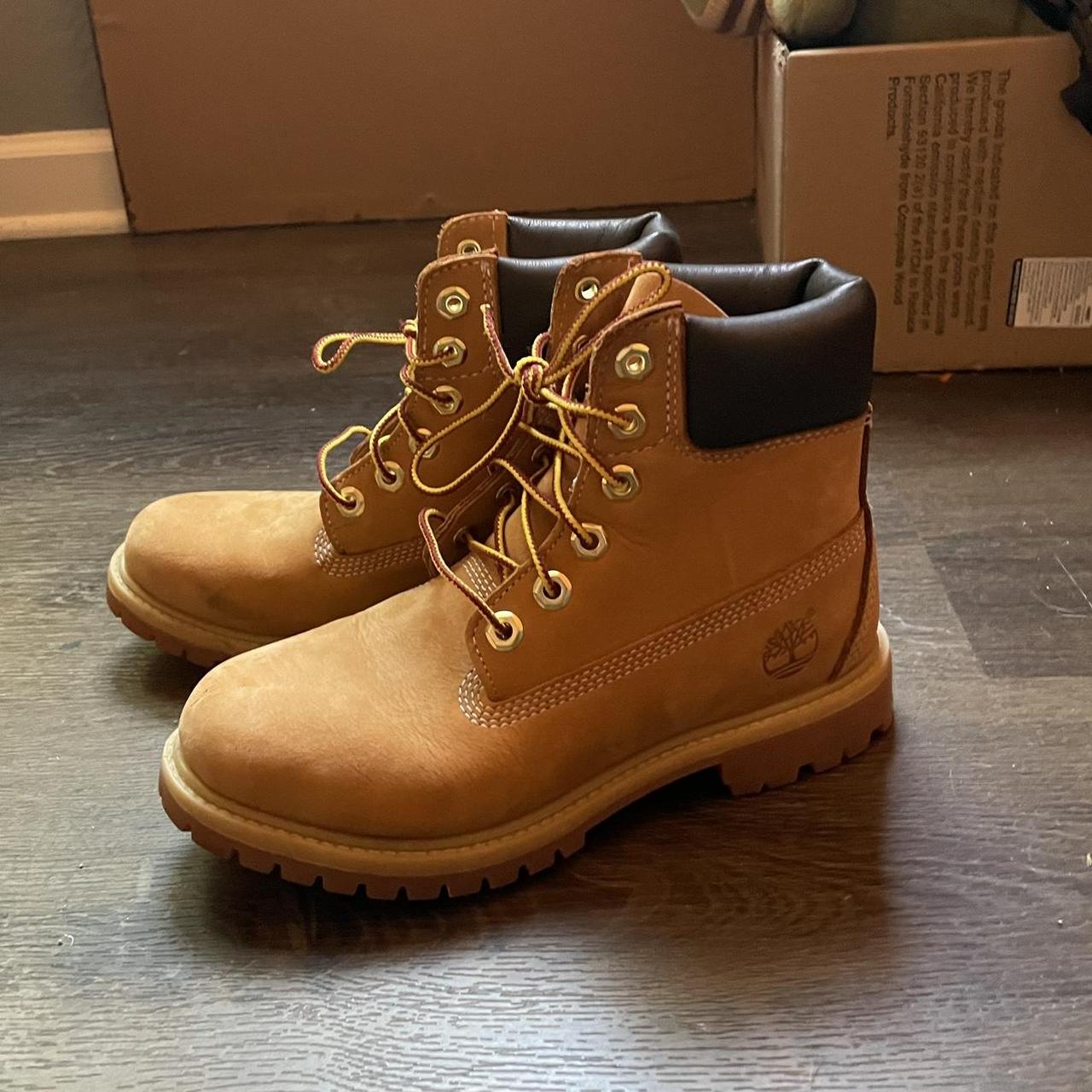 timberlands i got about a year ago, only wore them a... - Depop
