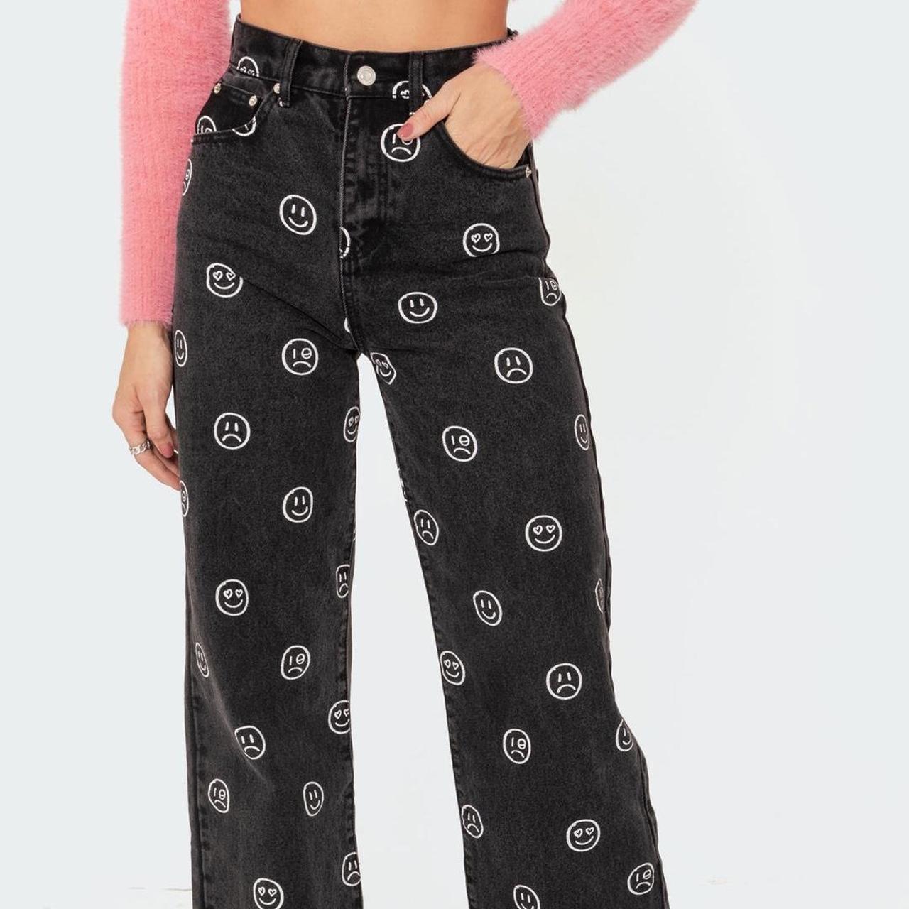 Edikted Moody Wide Leg Jeans NWOT! Perfect... - Depop