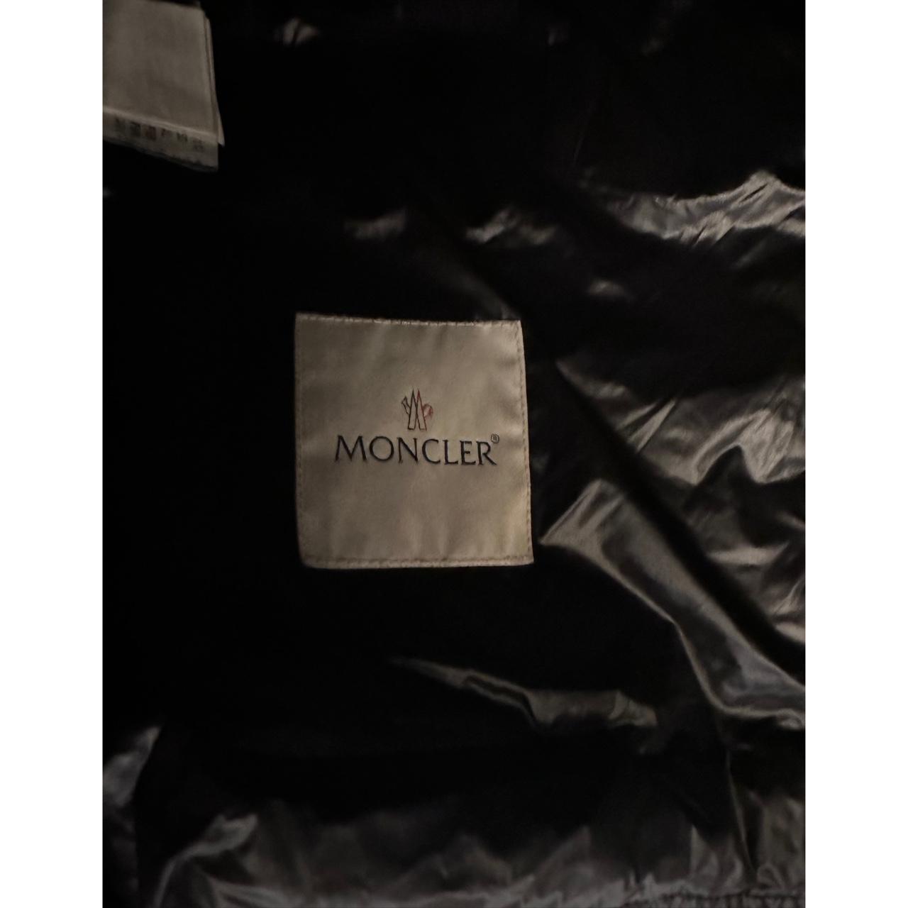 Authentic Moncler Black Puffer Vest Size... - Depop