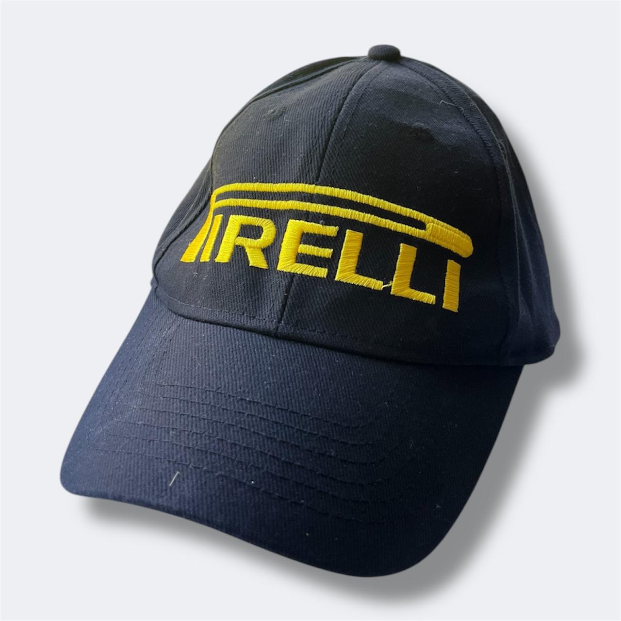 Vintage Pirelli black baseball cap hat One size... | Depop
