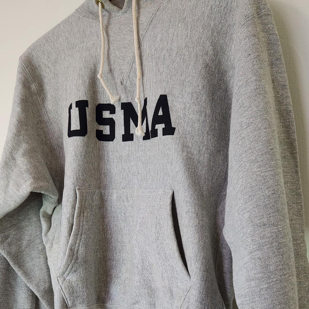 Vintage 80s USMA Champion Reverse Weave Warmup... - Depop