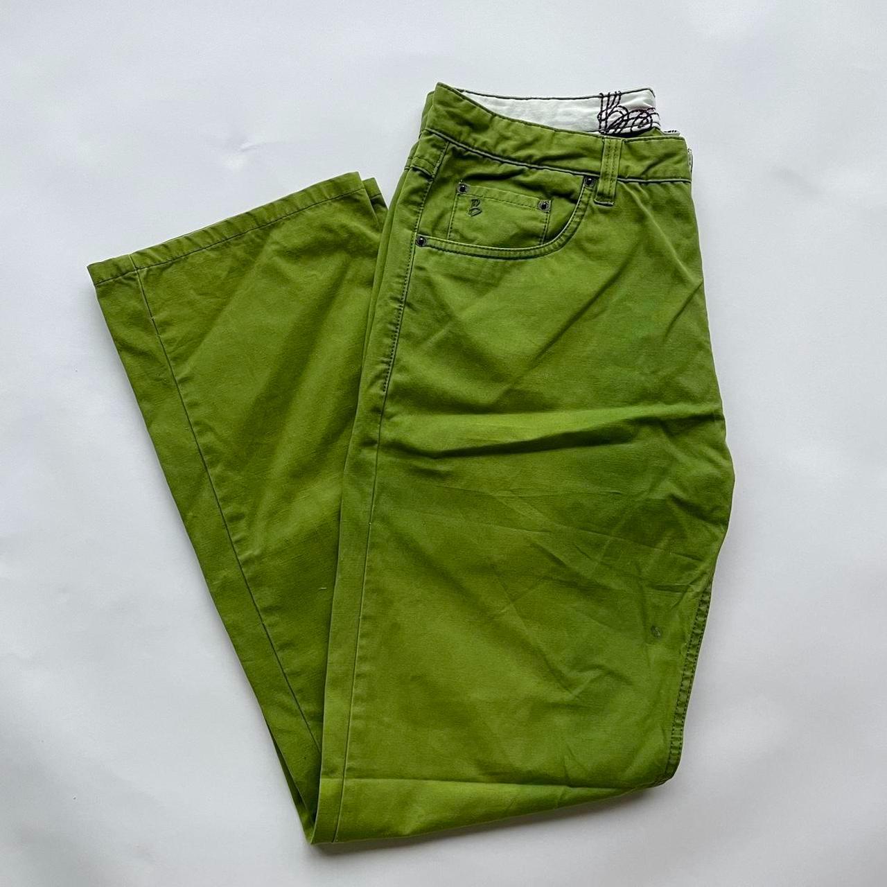 Gorgeous Boden trousers/jeans green size 34R loose... - Depop