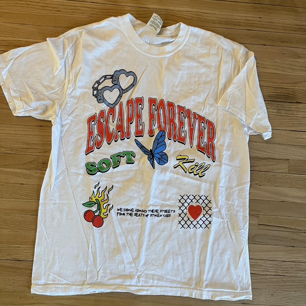 Soft kill t shirt Escape Forever #softkill - Depop