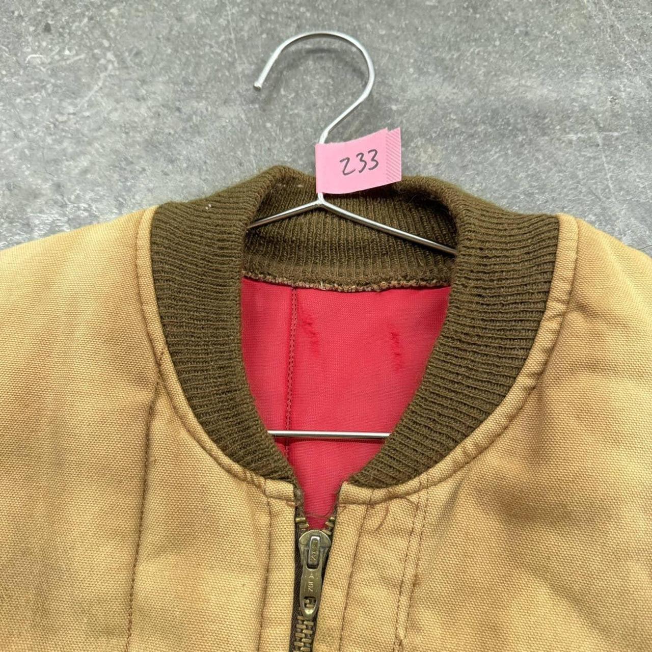 VINTAGE 70s FADED BROWN TALON ZIPPER VEST -OPEN TO... - Depop