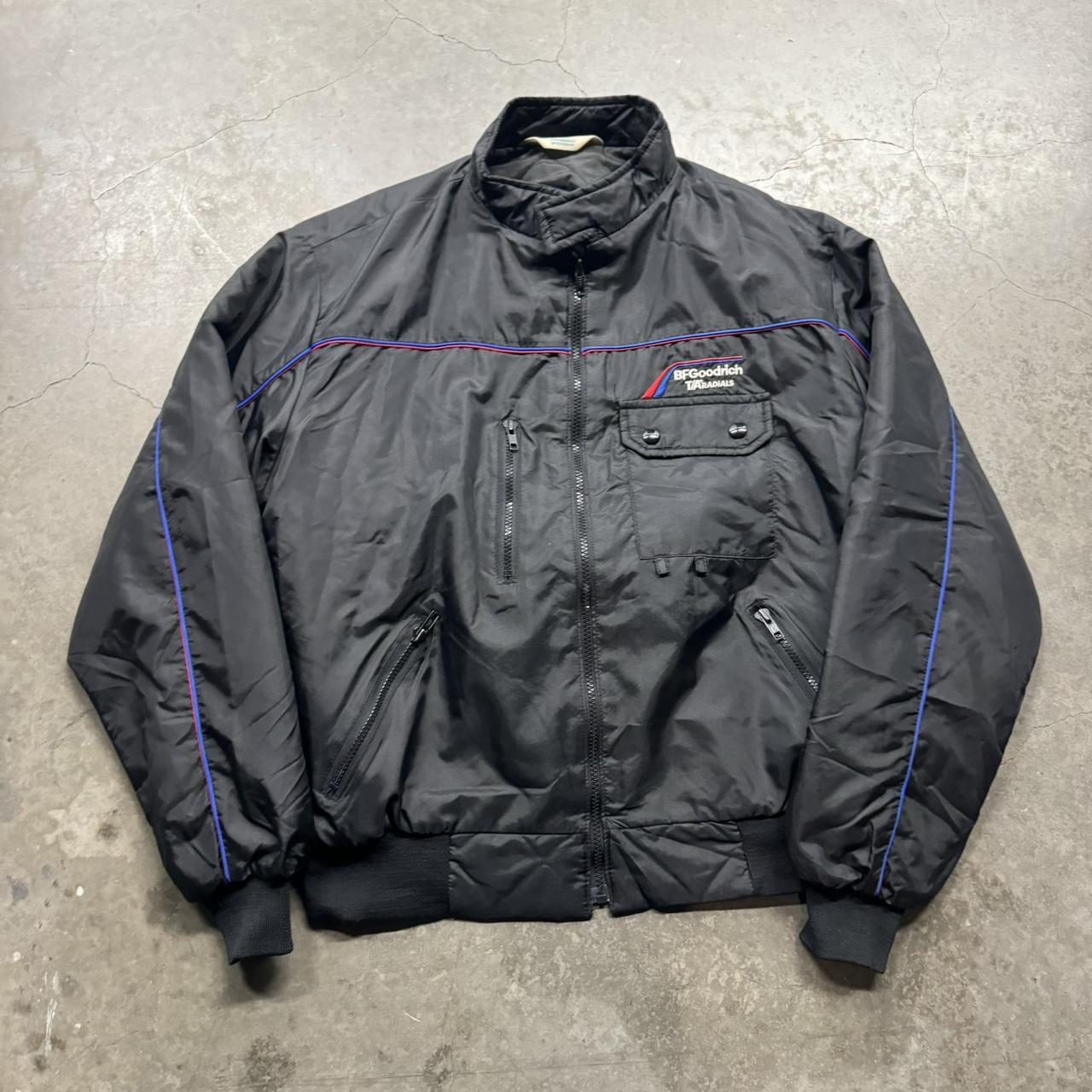 VINTAGE 80s MECHANIC JACKET -MEASUREMENTS ARE LISTED... - Depop