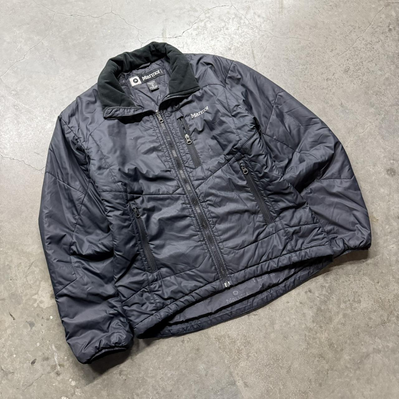 Y2K/2000s MARMOT PUFFER ZIP UP JACKET -MEASUREMENTS... - Depop
