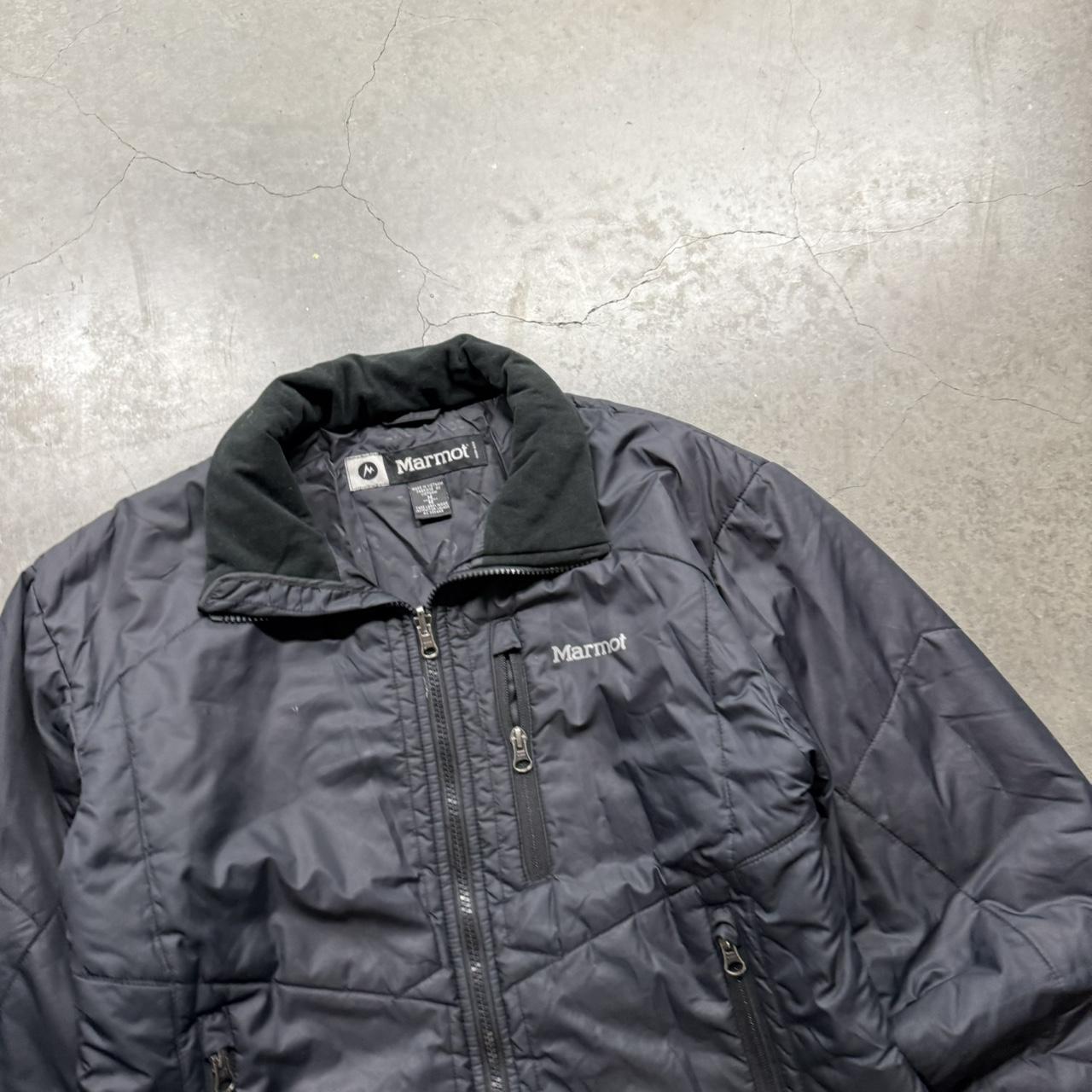 Y2K/2000s MARMOT PUFFER ZIP UP JACKET -MEASUREMENTS... - Depop