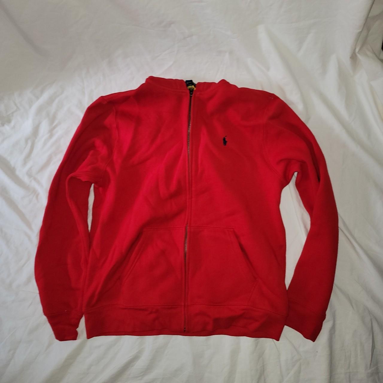 XS Ralph Lauren Red Logo Hoodie This is a kids xl... | Depop