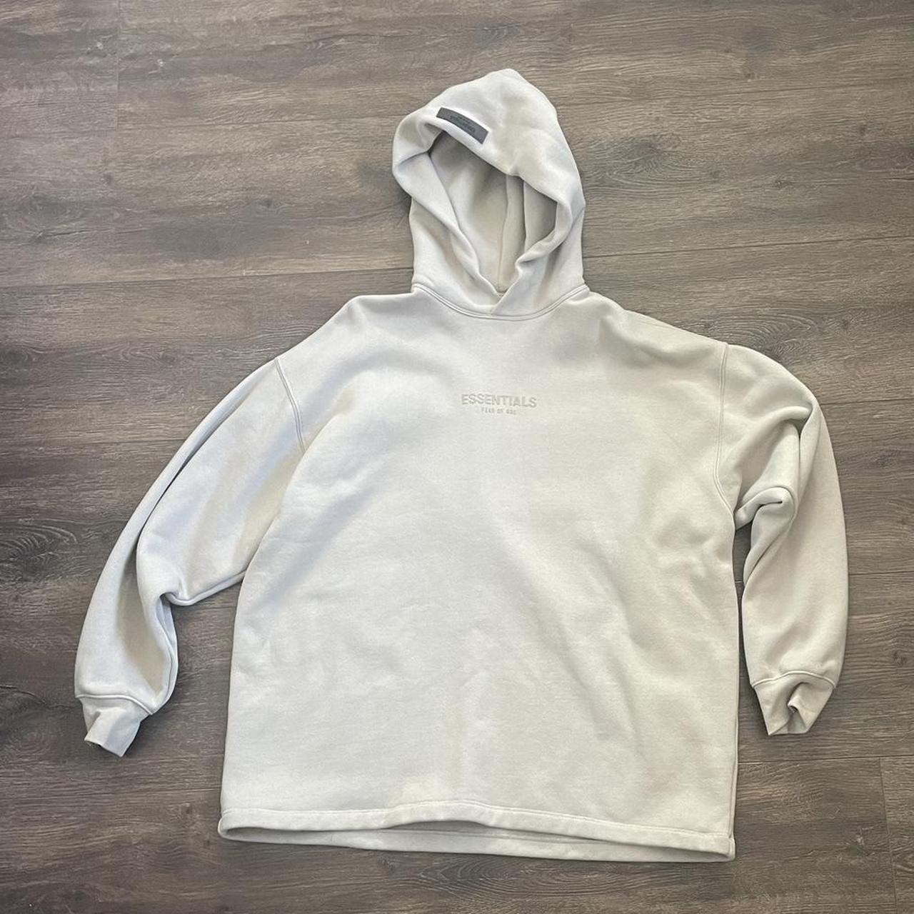 Fear of God Men's Cream Hoodie | Depop