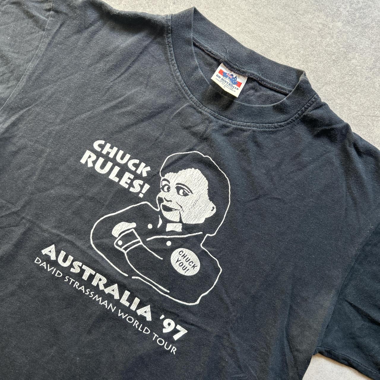 97 David strassman tour T-shirt Size: Large Pit to... - Depop