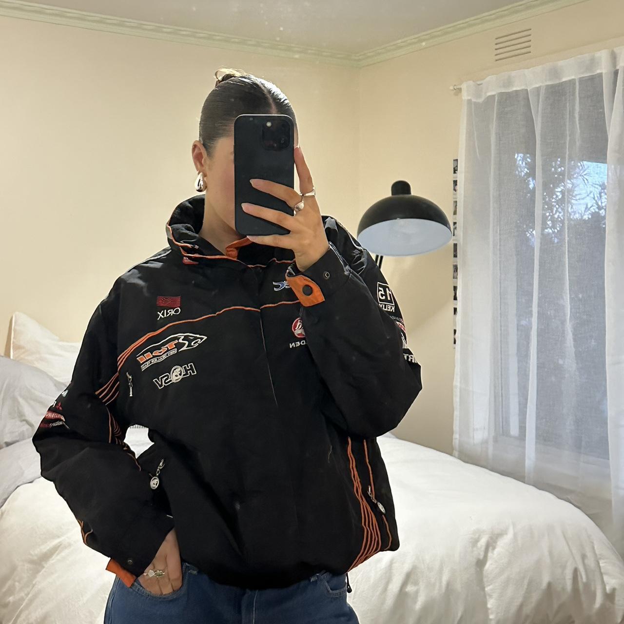 Vintage race car bomber jacket - Depop