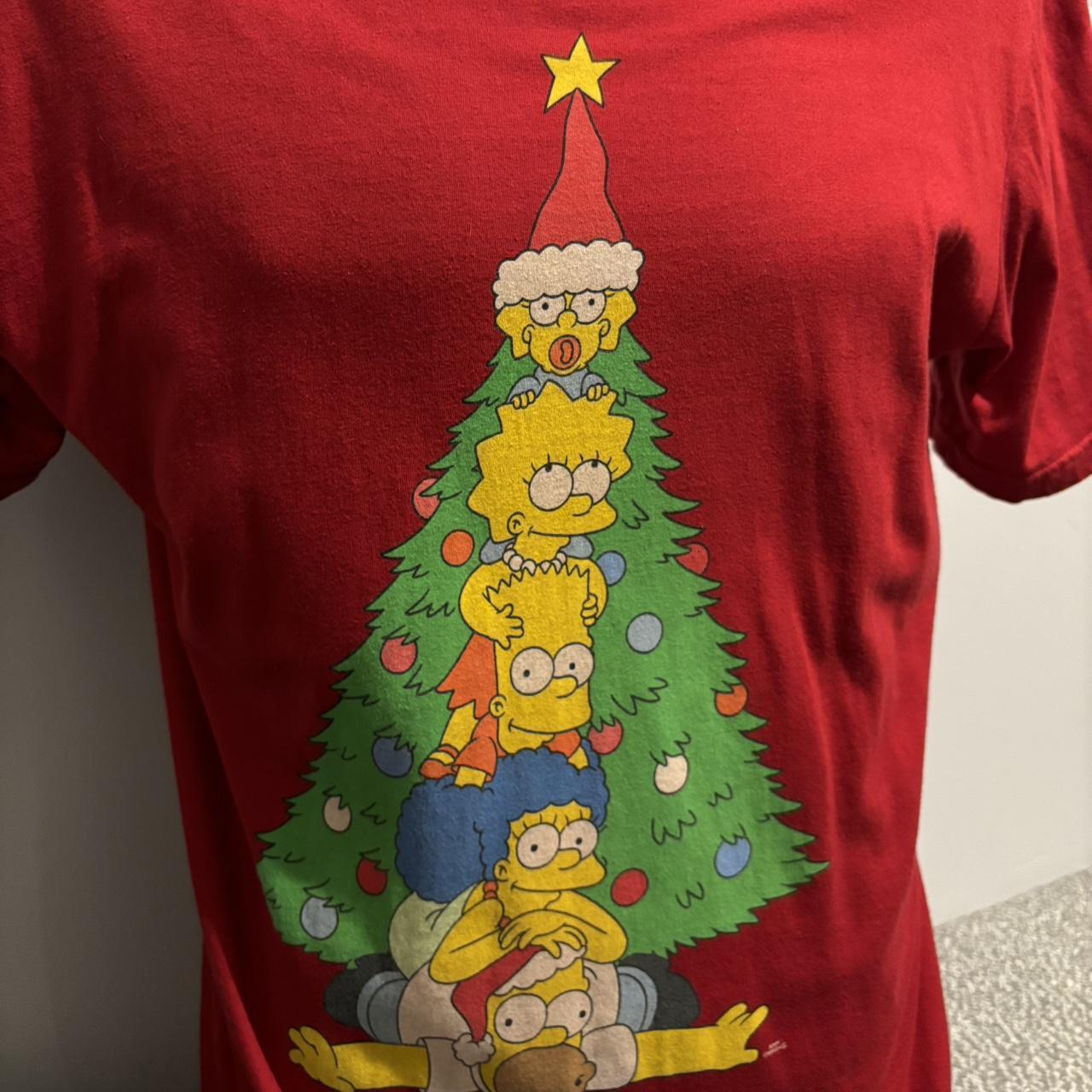 simpsons christmas tshirt from kmart #simpsons - Depop