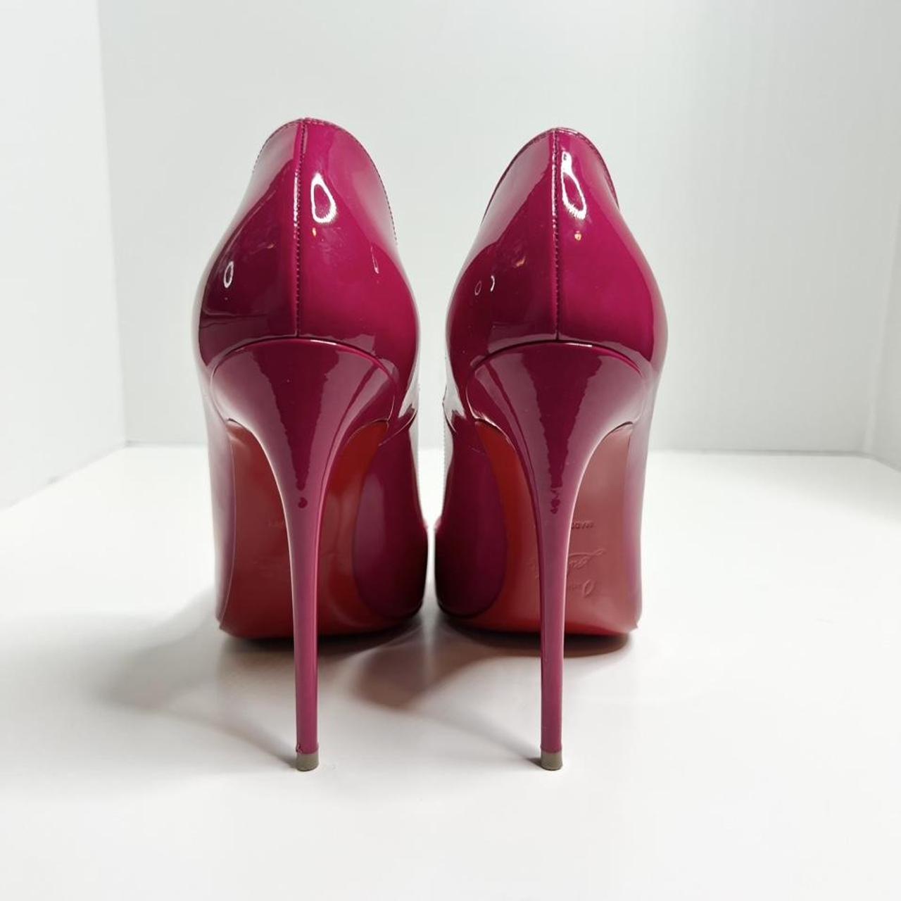 Christian Louboutin Women's Pink Courts | Depop