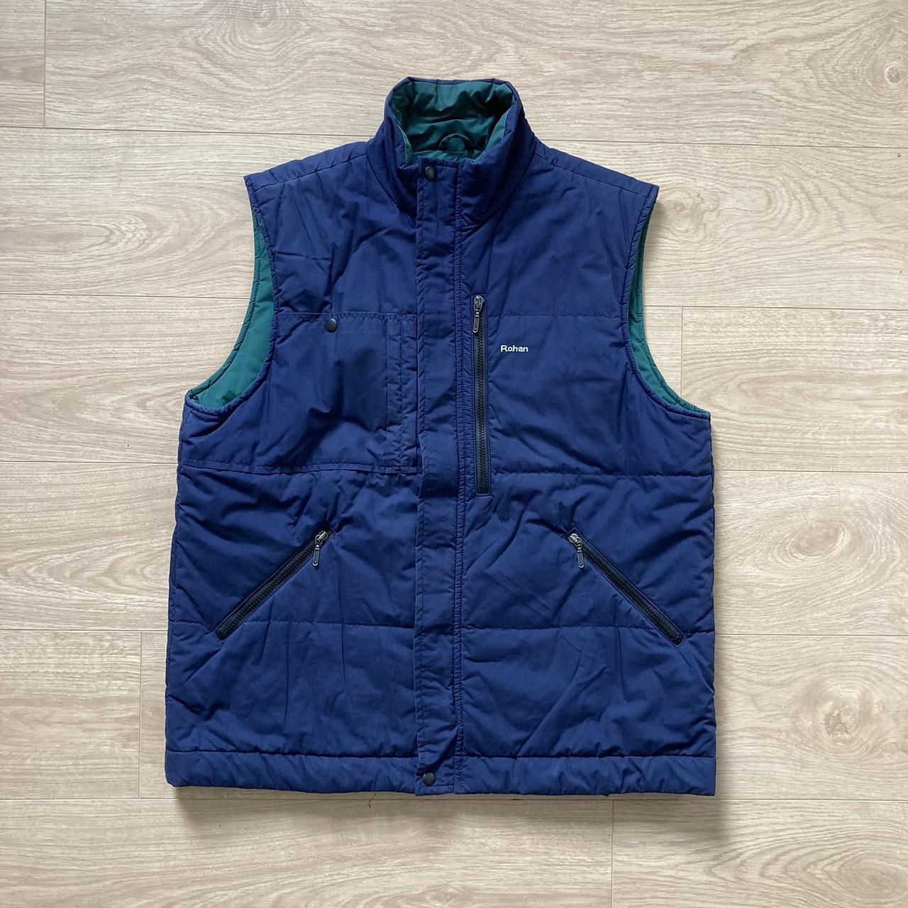 Blue & Green Vintage Rohan Wild Vest Puffer - Men’s... - Depop