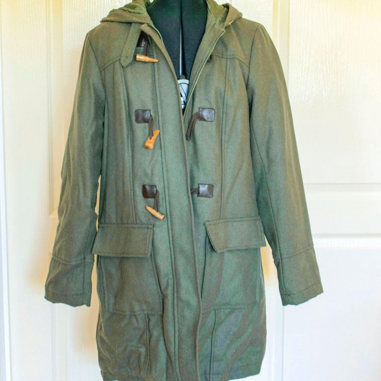 Fresh Spirit by Ellos Wool Duffle Coat in... - Depop