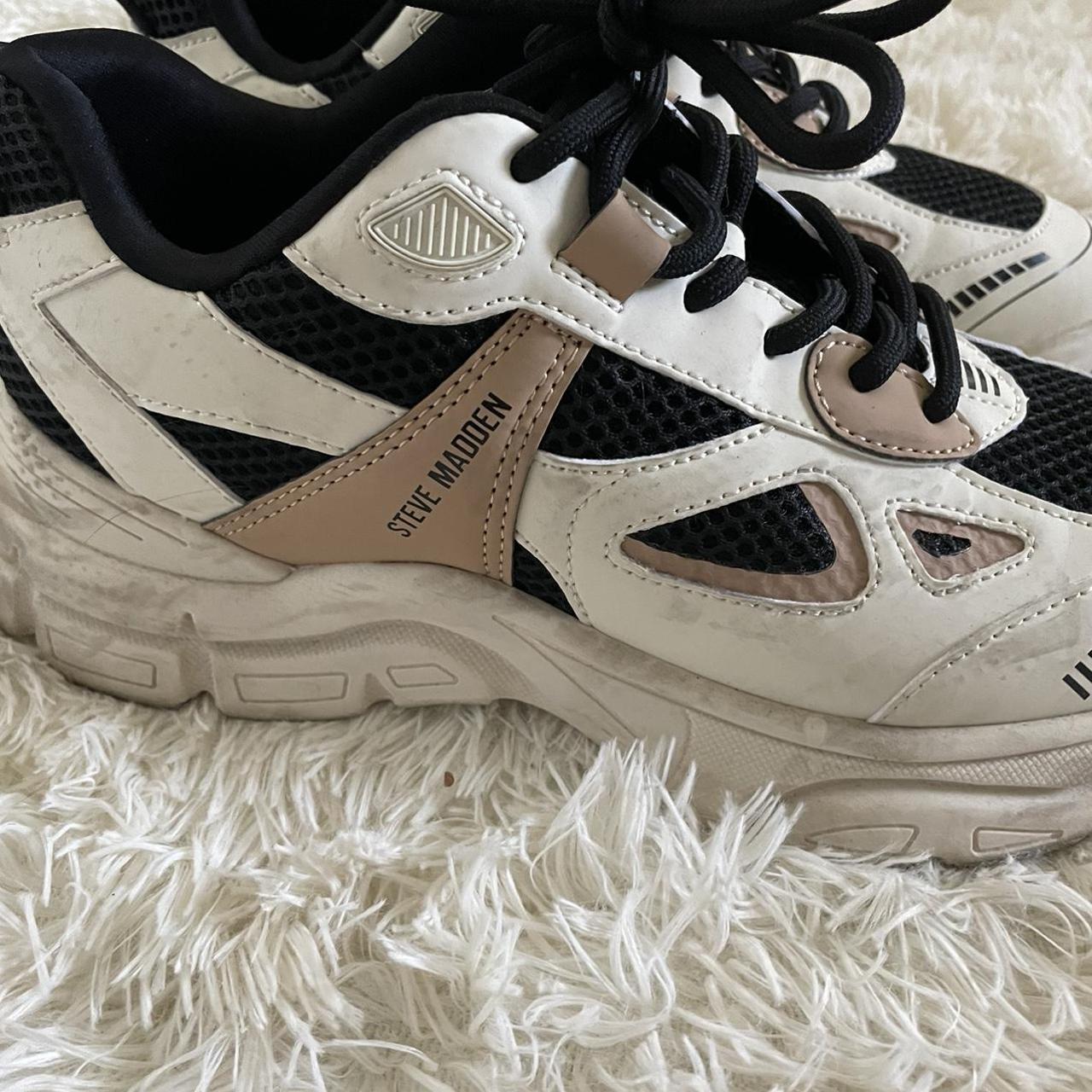 steve madden chunky sneakers, light scuffing too... - Depop