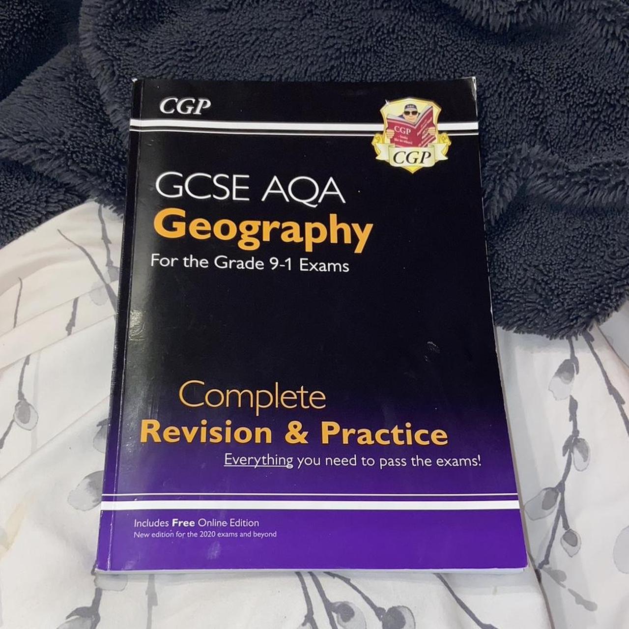 CGP AQA geography gcse revision guide perfect... - Depop