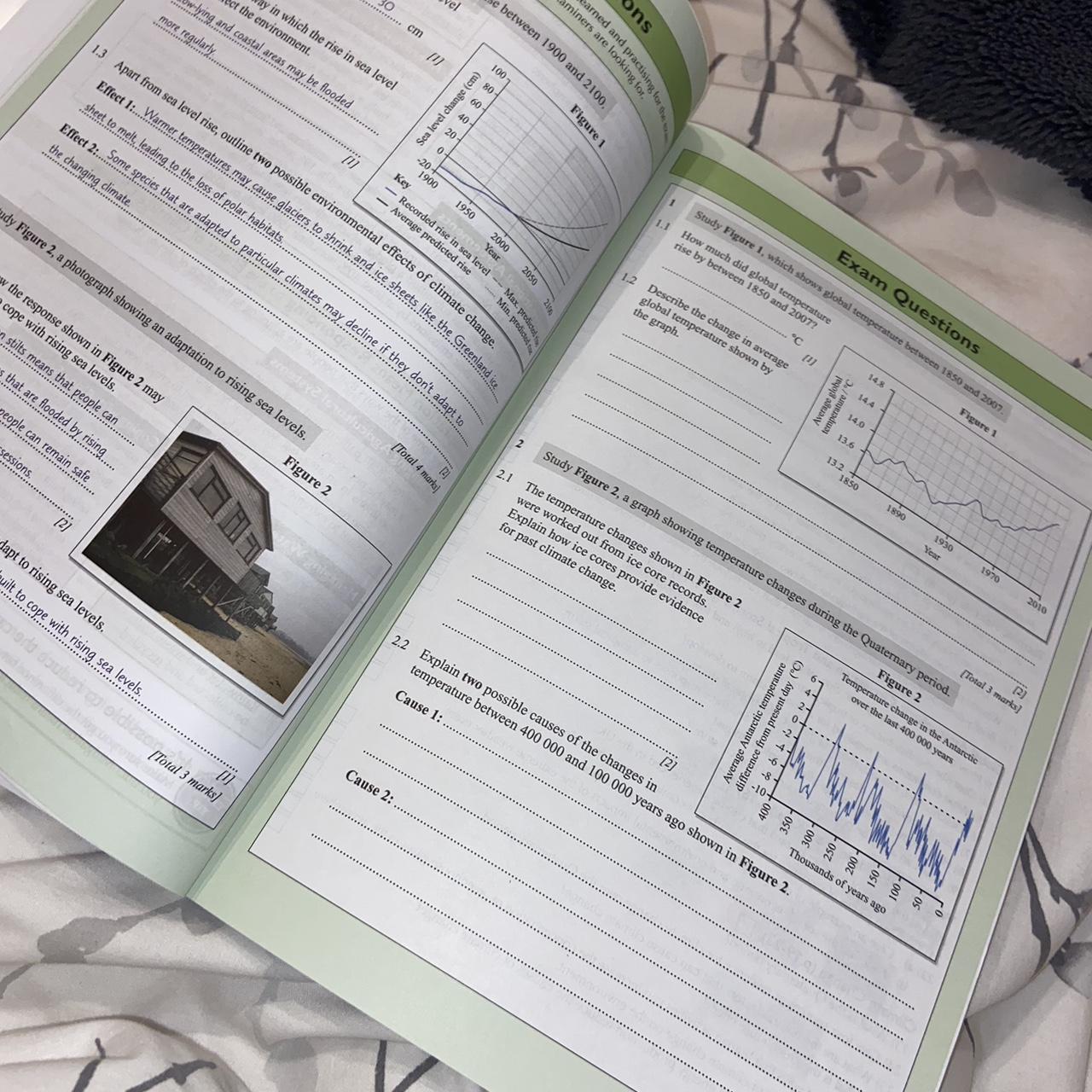 CGP AQA geography gcse revision guide perfect... - Depop