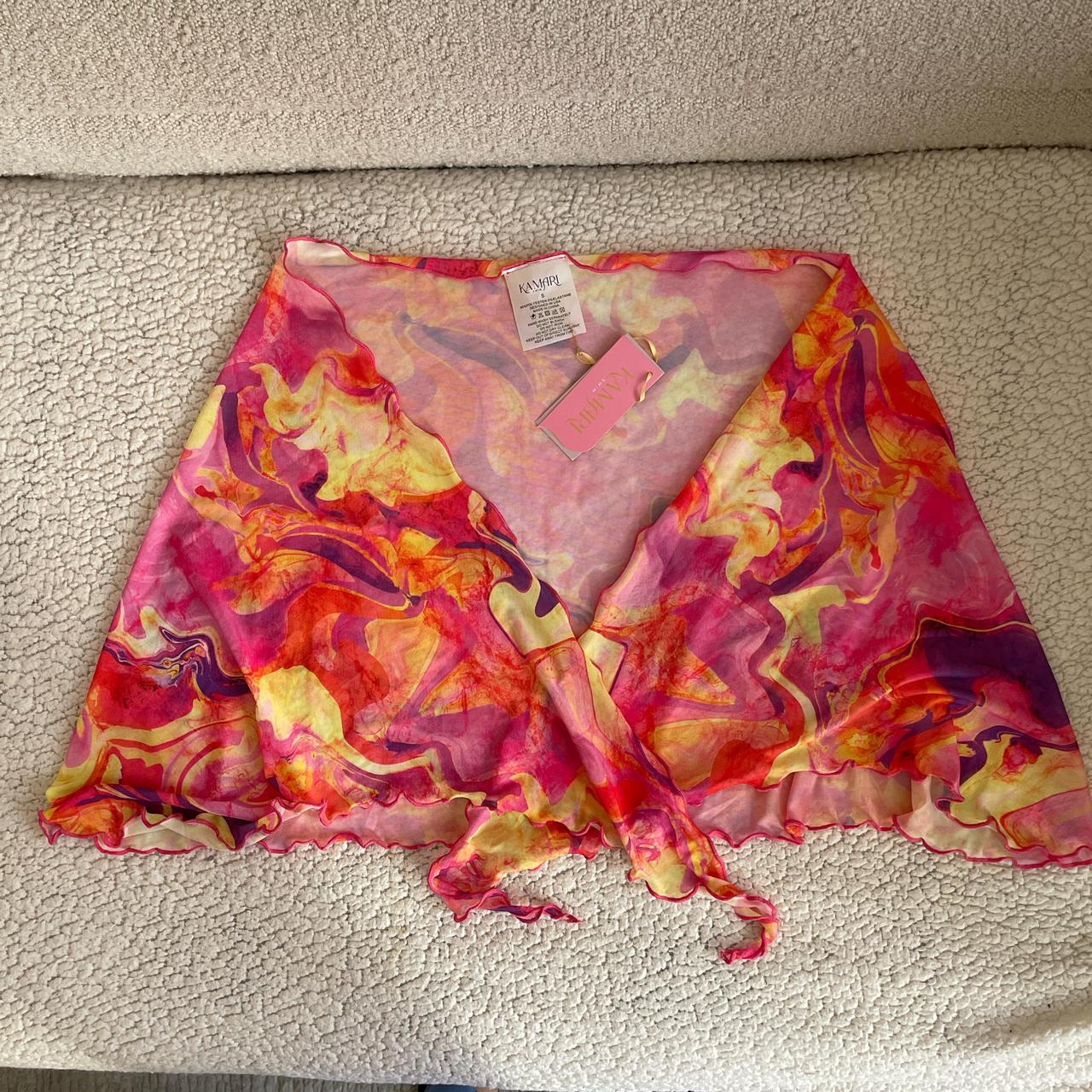 Kamari CAPRI MESH SARONG in Pink Brand new with... - Depop