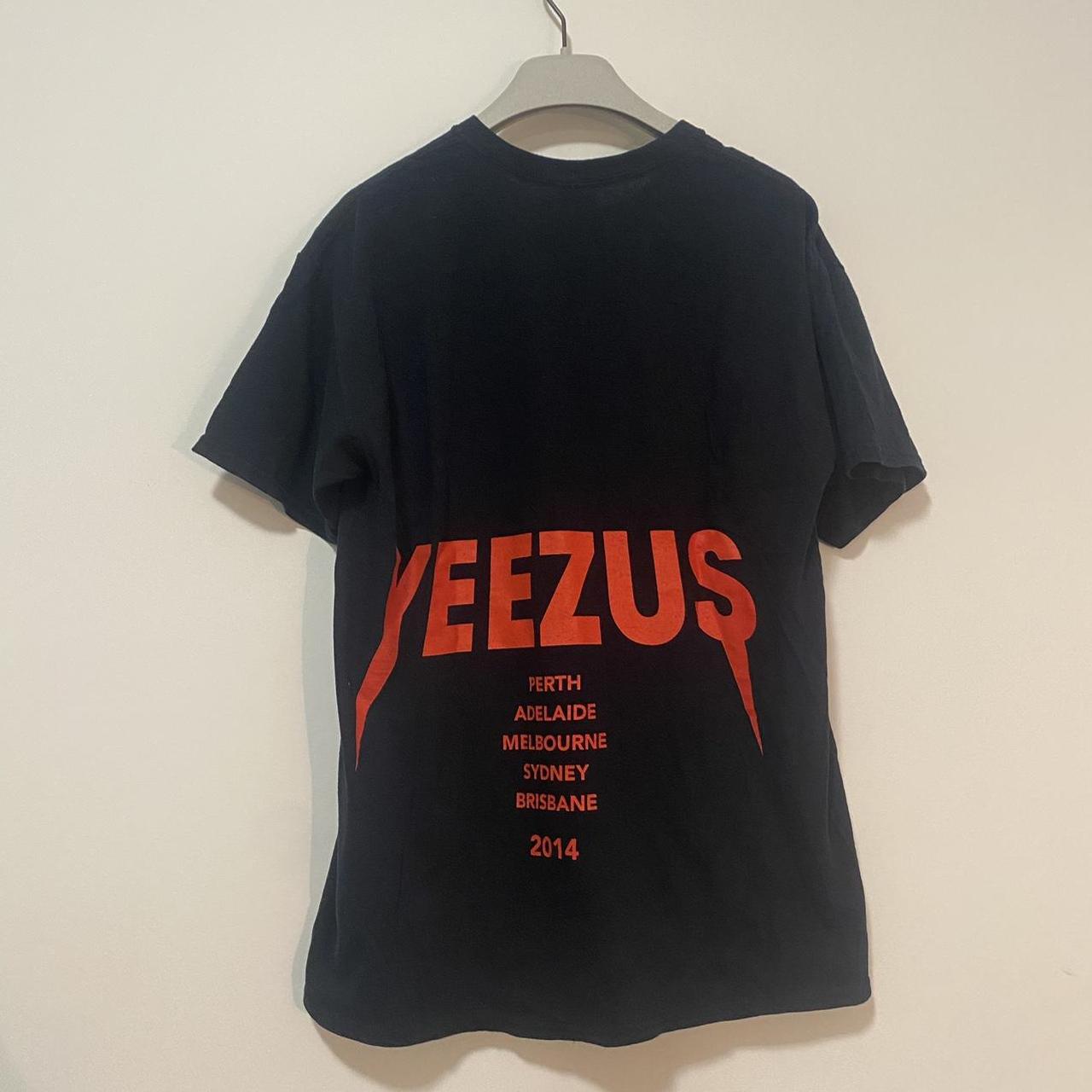 Yeezus Tour tee black with grim reaper. Kanye west.... - Depop