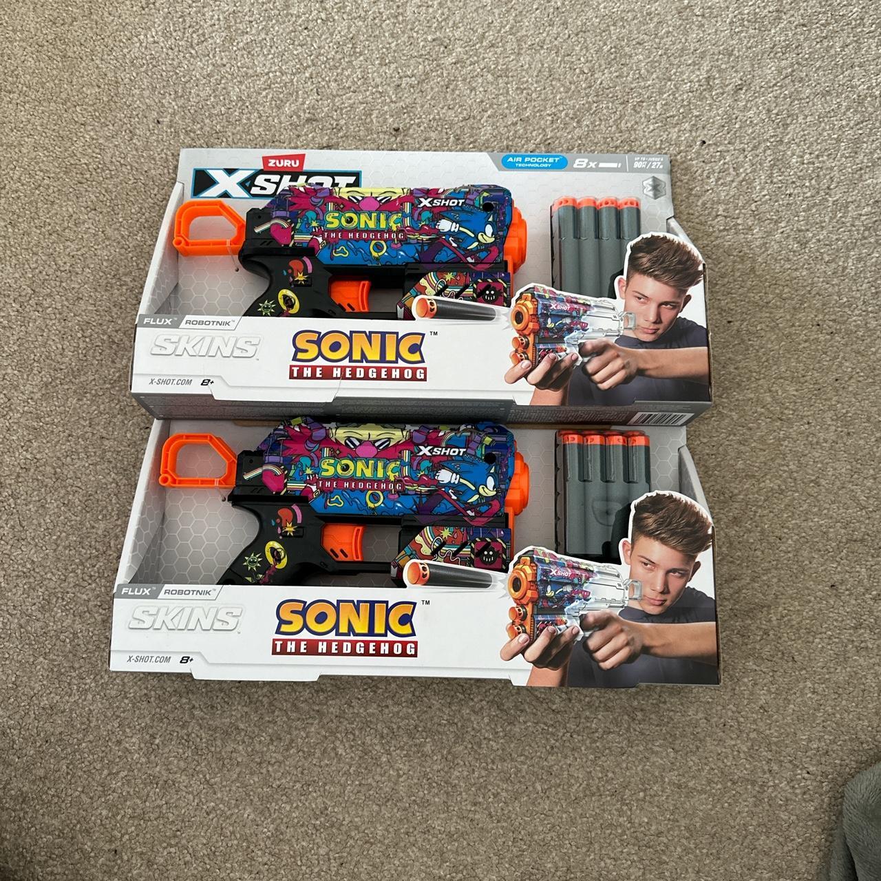 Sonic the hedgehog x shot toy gun Brand new - Depop