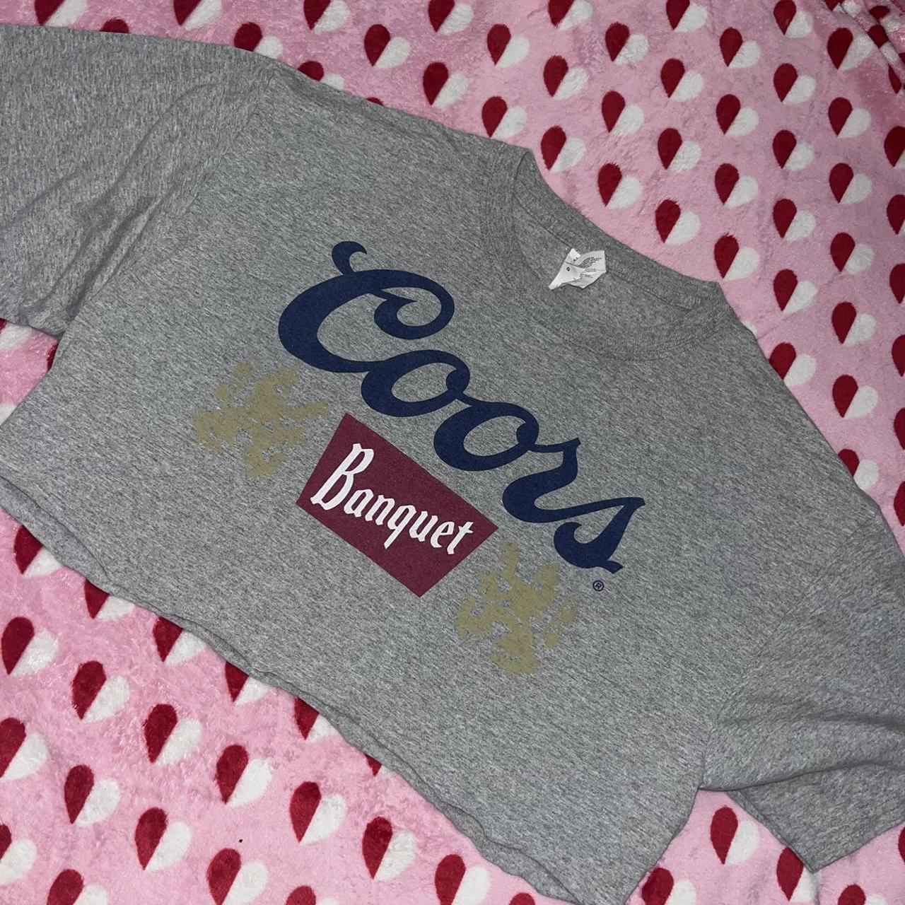 Coors beer crop top! - Depop